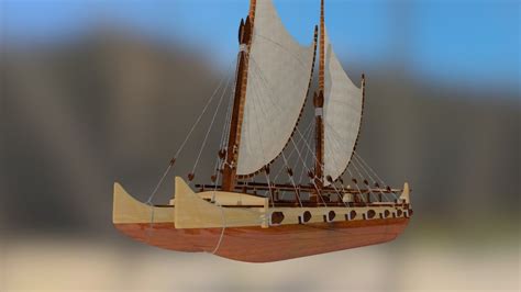 Hokulea 3d Model By Mikusriel [e489023] Sketchfab