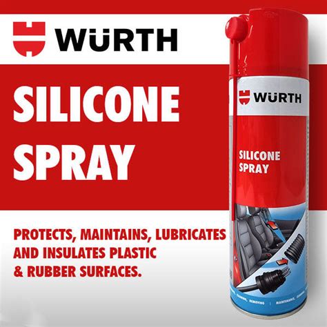 Wurth Silicone Spray 500ml Multi Purpose Lubricant Lazada Ph