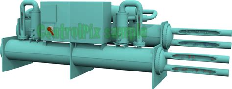 Chiller York Yvwa 2 Compressors Controlpix Graphics