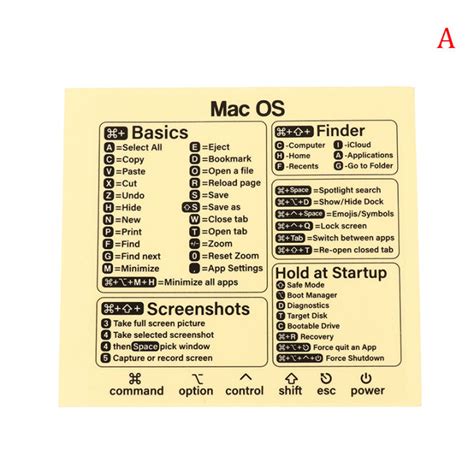 Sky Wing Windows Pc Reference Keyboard Shortcut Sticker Adhesive For Pc