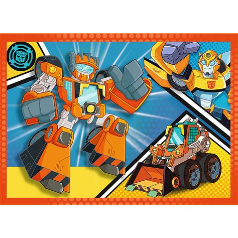 Trefl 4 In 1 35 + 48 + 54 + 70 Piece Kids Transformer Academy Jigsaw ...