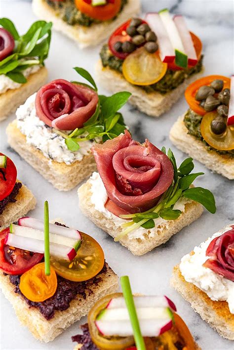 Beautiful Spring Canapés She Keeps A Lovely Home