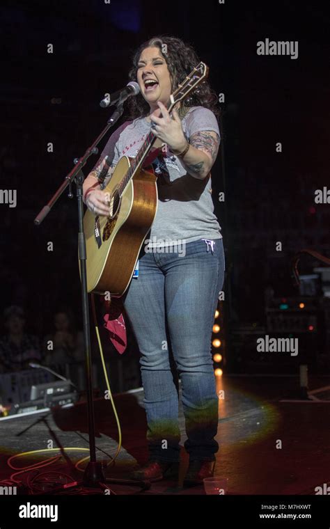 London England 10th March 2018 Ashley Mcbryde Performs During Country To Country At The O2