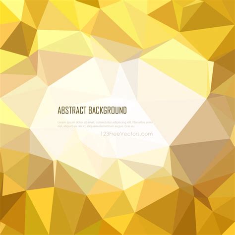 Geometric Polygon Gold Background Graphics