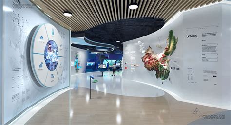Economic Development Zone Exhibition Hall Behance