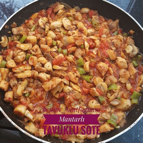 Mantarlı Tavuk Sote Yemek Öğren