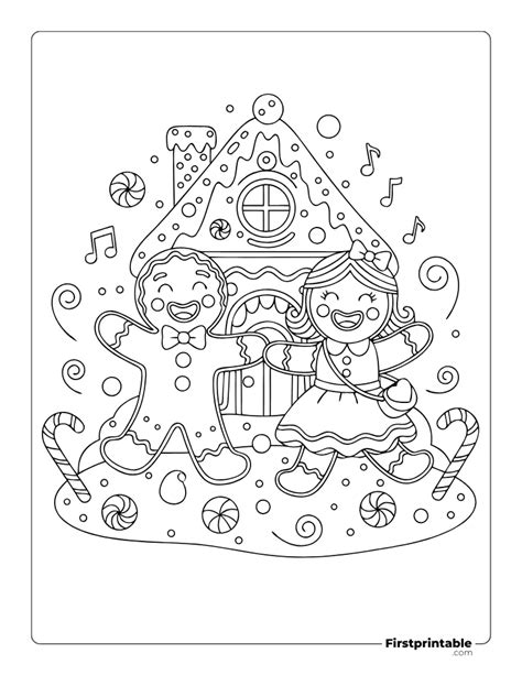Gingerbread Man Coloring Pages 45 Free Pdf Printables