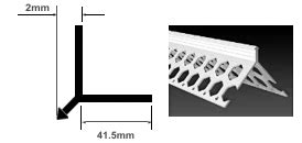 Render And Plaster Beading Stock Plastic Profiles