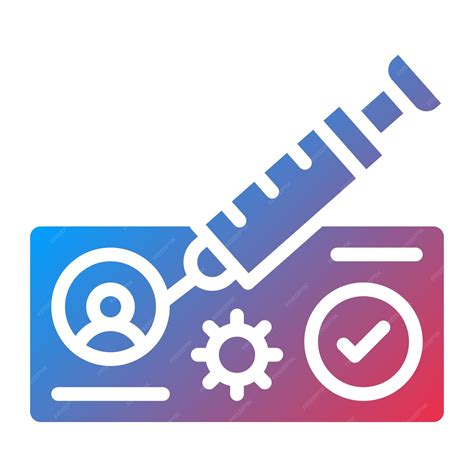 Premium Vector Immunization Record Icon Vector Image Can Be Used For