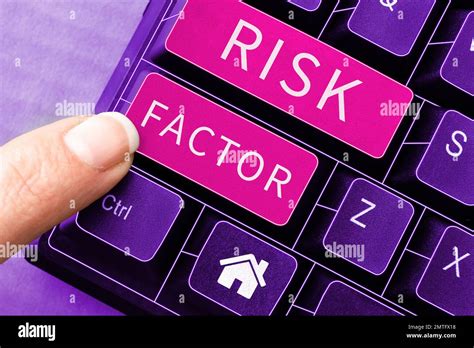 Symbole De Texte Indiquant Le Facteur De Risque Mot Pour Quelque Chose