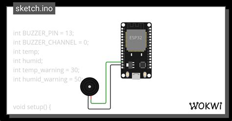 Buzzer Wokwi Esp32 Stm32 Arduino Simulator