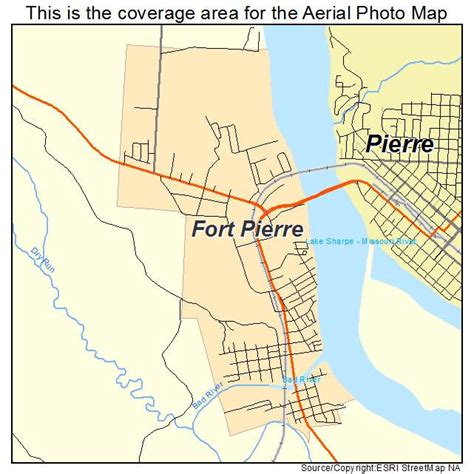 Pierre South Dakota Map