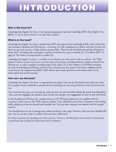 Sách Ket Key English Test Extra Audio Bản In Màu Sách Tiếng
