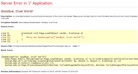 Rules To Better Error Handling Sswrules