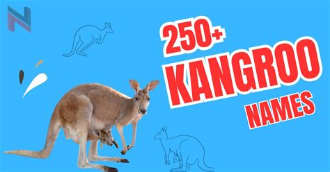 250 Cute And Funny Kangaroo Names Ai Generator