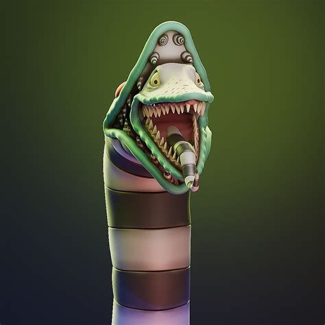 🎃 Sandworm Beetlejuice・ Stl File For 3d Printing・cults