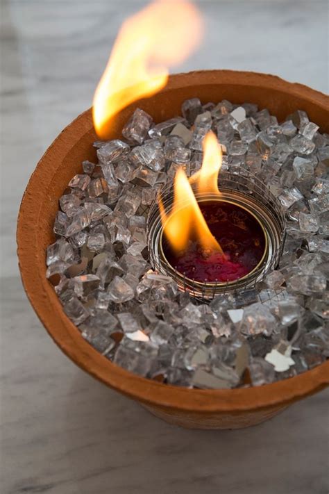 Diy Fire Glass Fire Pit At David Mackenzie Blog