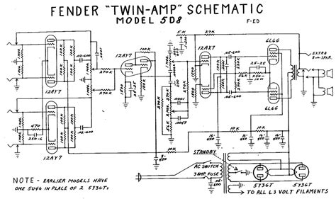 Download Fender Twin 5d8 Schematic Free