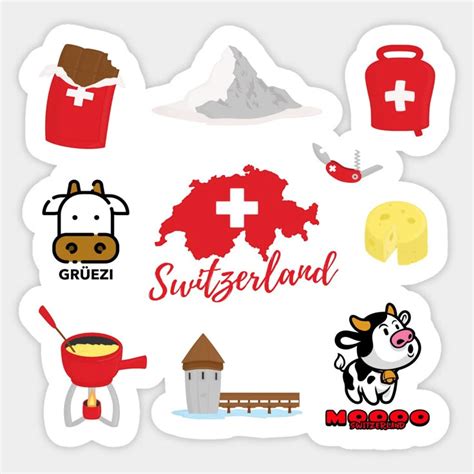 Switzerland Culture Souvenir Combo Mug Coffee Mug Apparel Hoodie Shirt