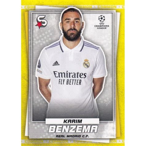 Sale Cards Karim Benzema Common Real Madrid Topps Superstars 2023