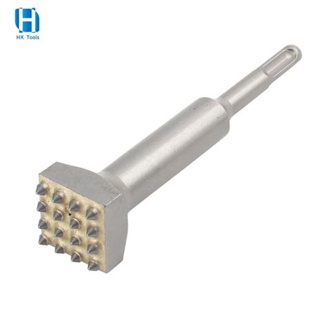 16 Pins Sds Plus Bushing Tool Square Head Concrete Roughness Coating Remove Bushing Bit For