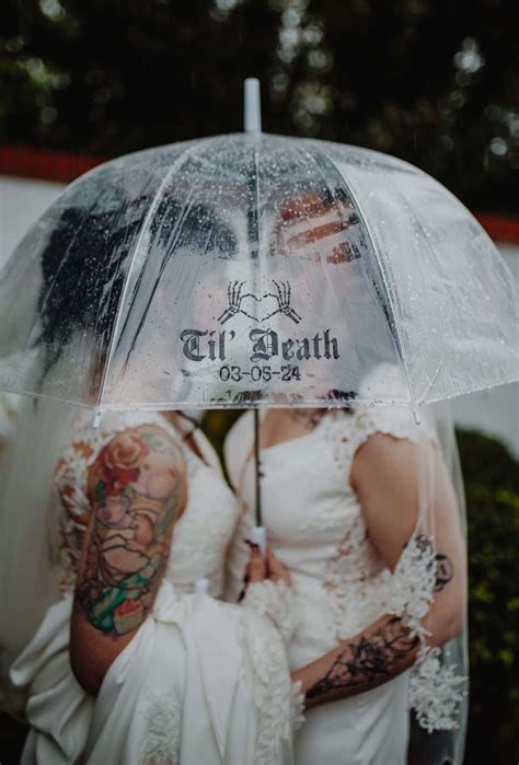Alternative Diy ‘til Death Wedding · Rock N Roll Bride