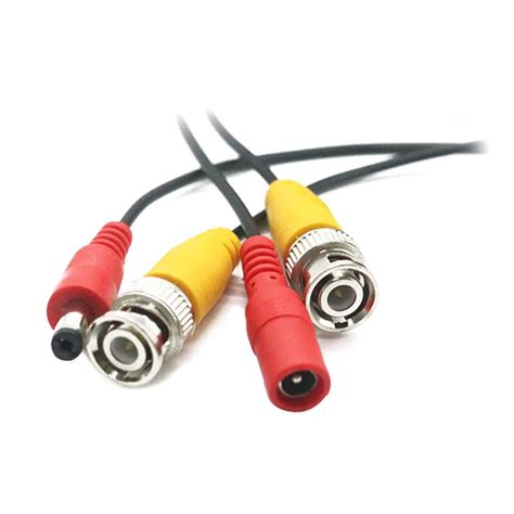 Cctv Cable Bnc And Dc Connector Coaxial Security S Grandado