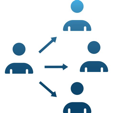 Coordination Generic Flat Gradient Icon
