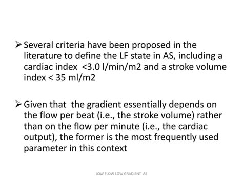 Low Flow Low Gradient Aortic Stenosis Pptx