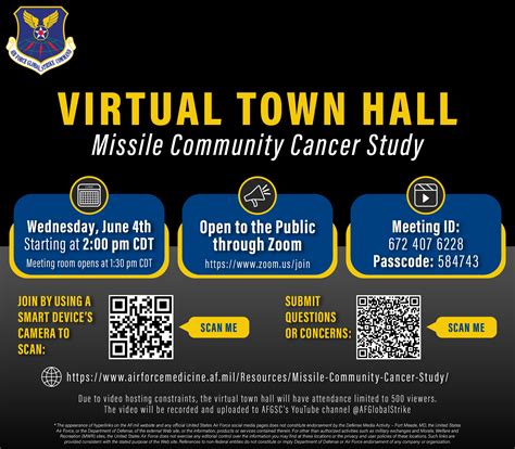 Afgsc Announces Mccs Virtual Town Hall To Discuss Environmental