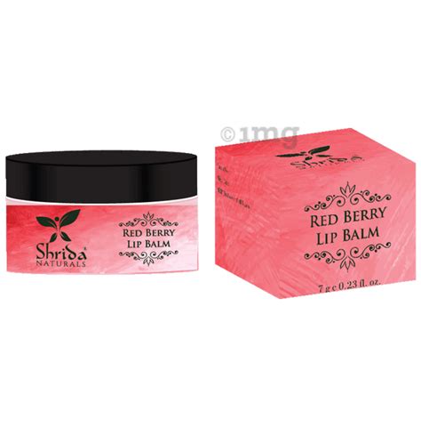 Shrida Red Berries Lip Balm Buy Jar Of 70 Gm Balm At Best Price In