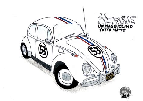 Herbie Love Bug Coloring Pages 2025