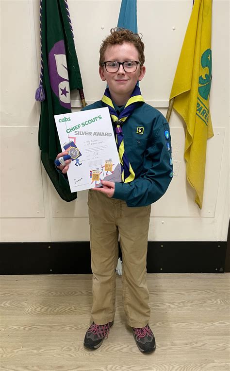 Tobys Award 12th Andover West Scout Group