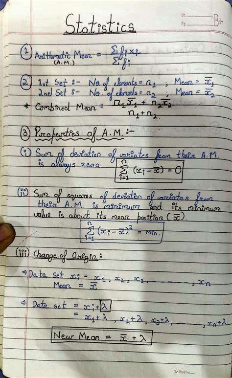 SOLUTION: Formula sheet for statistics jee and neet - Studypool