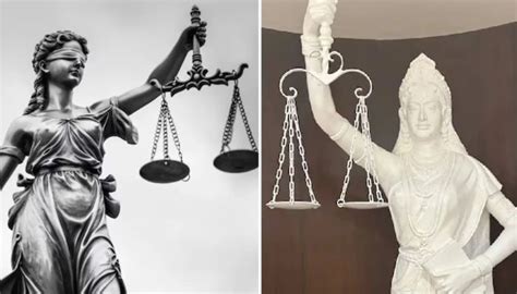 Nyay Ki Devi न्याय की देवी की आंखों से हट गई पट्टी