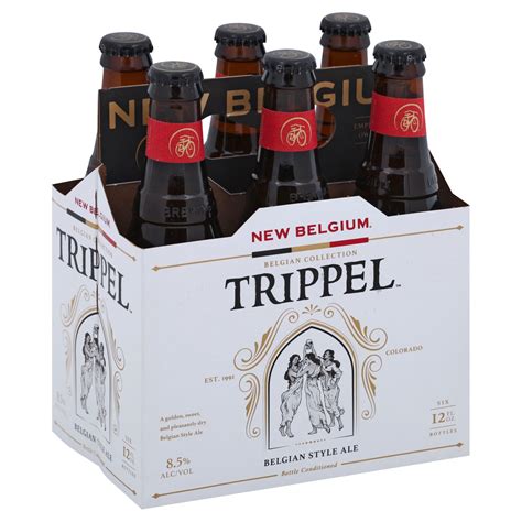 New Belgium Brewing Trippel Belgian Style Ale Beer 12 Oz Bottle 6 Pack