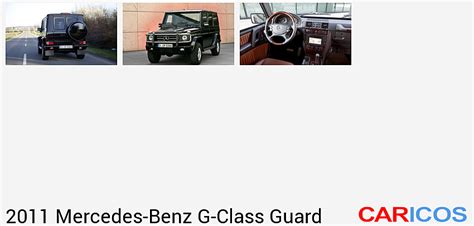 2011 Mercedes Benz G Class Guard Caricos
