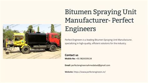 Ppt Bitumen Spraying Unit Manufacturer Best Bitumen Spraying Unit Manufacturer Powerpoint