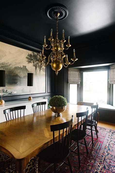 Black Dining Rooms