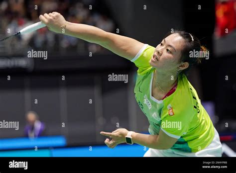 Lee Chia Hsin Of Chinese Taipei In Action During The Womens Semi Finals