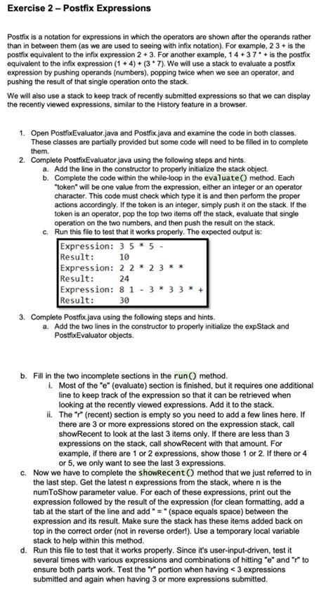 solved postfixevaluator java import