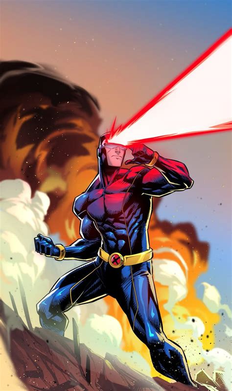 Cyclops Card Joey Vazquez Marvel Comics Art Cyclops X Men Cyclops Marvel