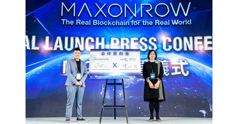 maxonrow blockchain to launch in taiwan targeting asia s digital