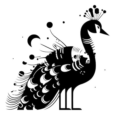Premium Vector Peacock Vector Illustration Isolated On White Background