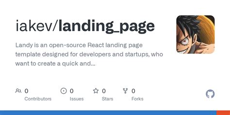 Github Iakevlandingpage Landy Is An Open Source React Landing Page Template Designed For