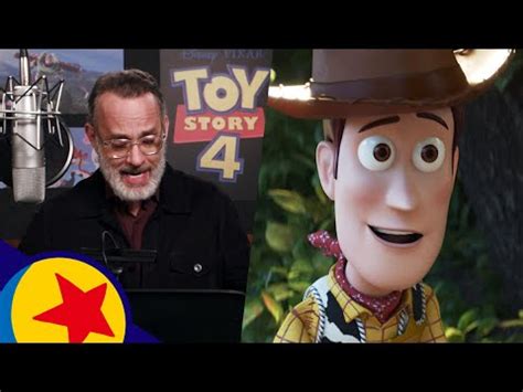 The Cast Of Toy Story 4 In The Recording Booth Pixar Side By Side