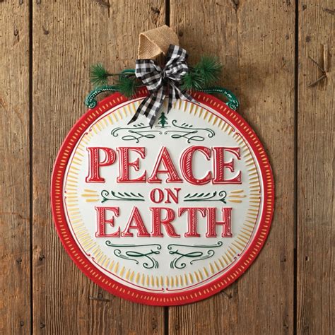 Peace On Earth Sign