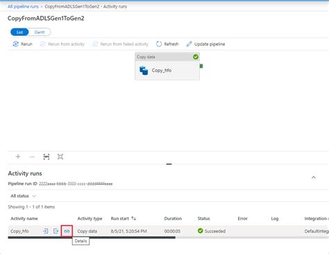 Copy Data From Azure Data Lake Storage Gen1 To Gen2 Azure Data
