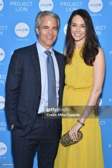 Scott Stackman And Emily Stackman Attend The Launch Of Unicefs News