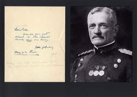 John J Pershing Autograph Autograph Note Signed By Pershing John J Signed By Author S